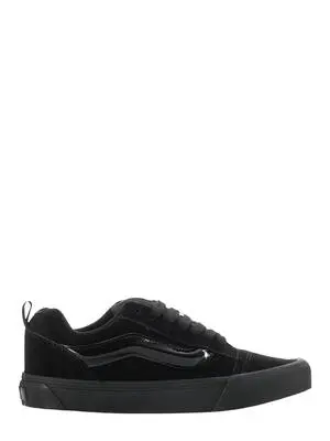 VANS Knu-skool Suede And Patent Sneaker - Black