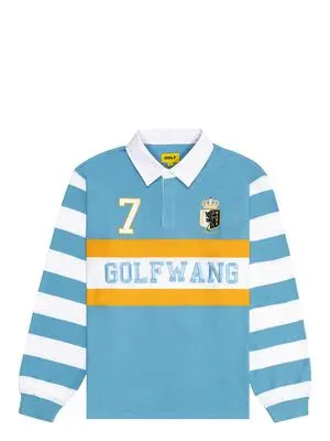 GOLF WANG Panther Rugby Shirt - Blue