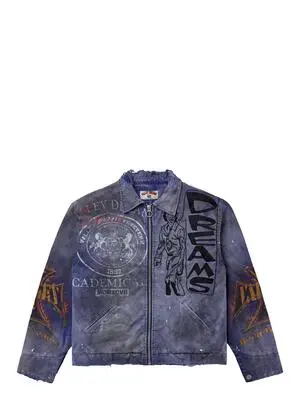 VALE FOREVER Destruction Mechanic Work Jacket - Purple