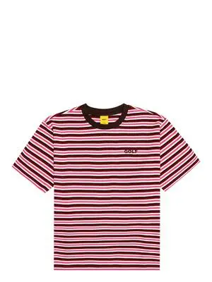 GOLF WANG Striped Tee - Red