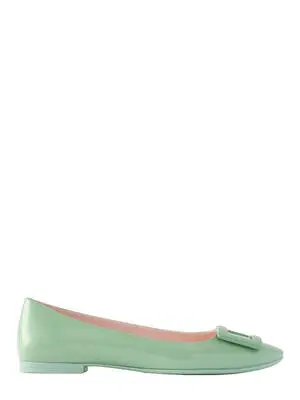 ROGER VIVIER Gommettine Ballet Flats - Green