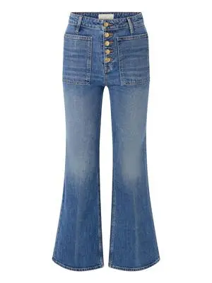 Ulla Johnson The Lou High-rise Flared Jeans - Blue