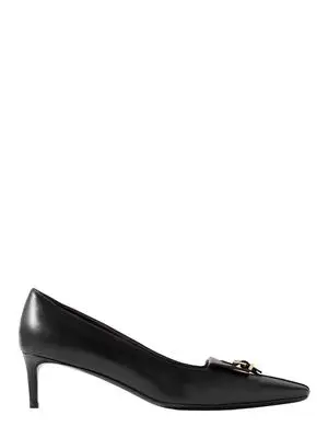 Khaite Celia Pocket Leather Pumps - Black
