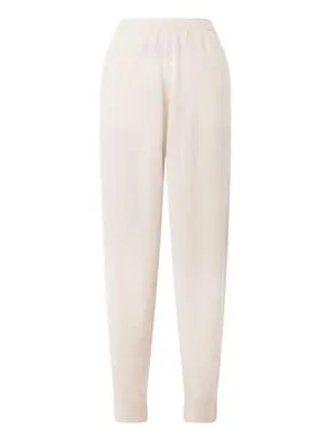 ALLUDE Wool And Cashmere-Blend Tapered Pants
