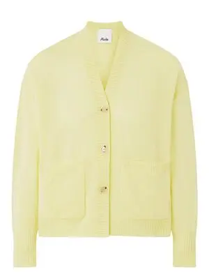 ALLUDE Cashmere Cardigan - Yellow