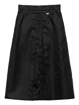Prada Flared Re-nylon Midi Skirt - Black