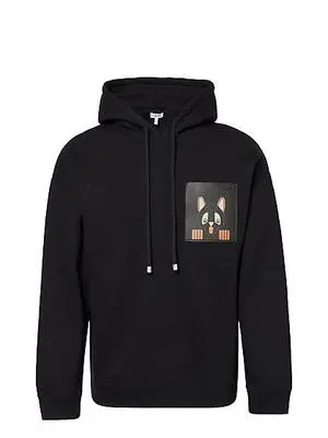 Loewe X Louis Wain Cat-print Relaxed-fit Cotton-jersey Hoodie - Black
