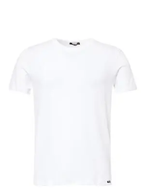 TOM FORD Regular-fit Crewneck Stretch-cotton T-shirt - White
