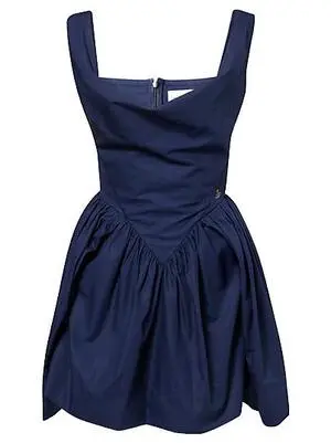 VIVIENNE WESTWOOD Cotton Mini Dress - Navy