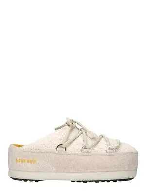 Moon Boot X Guest In Residence Evx Knit Mules - White
