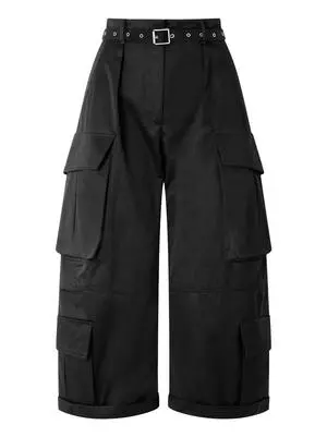 Acne Studios Cotton-twill Cargo Pants - Black