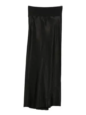 Rick Owens Calf Bias Skirt - Black