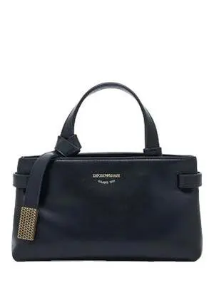 Emporio Armani Smooth Leather Mini Bag - Black