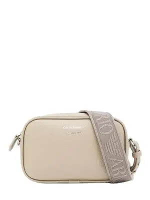 Emporio Armani Camera Case With Shoulder Strap - Beige