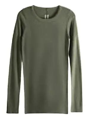 Rick Owens Rib Long Sleeve T-shirt - Bosco
