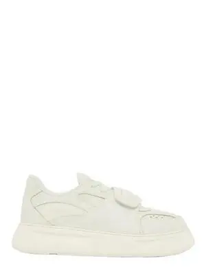 Emporio Armani Sneakers With Strap - White