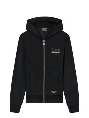 EA7 Evolution Hooded Sweatshirt - Black