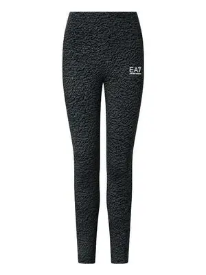 EA7 Leggings In Vigor7 Technical Fabric - Black / White / Pink / Gray