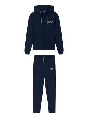 Emporio Armani Pro Tennis Tracksuit In Ventus7 Technical Fabric - Navy