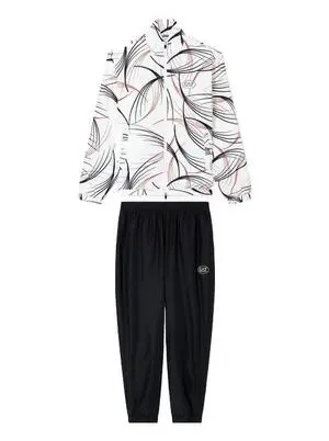 Emporio Armani Pro Tennis Tracksuit In VENTUS7 Technical Fabric White