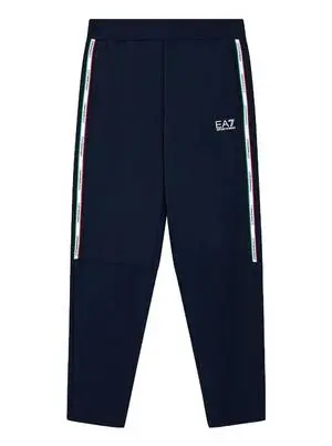 Emporio Armani Italian Spirit Cotton-blend Joggers - Navy