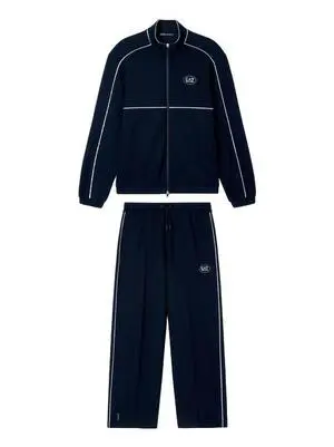 Emporio Armani Tennis Pro Tracksuit In Ventus7 Technical Fabric - Navy
