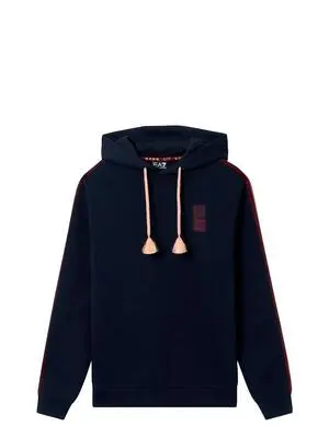 Emporio Armani Lunar New Year Jersey Hooded Sweatshirt Navy