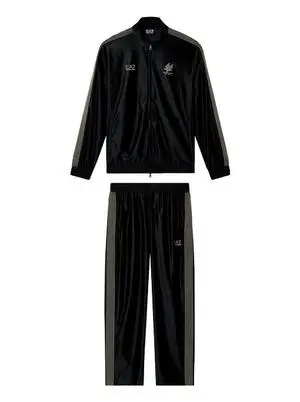 Emporio Armani Soccer Technical-fabric Tracksuit - Black