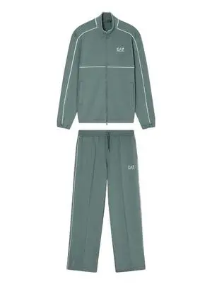 Emporio Armani Tennis Pro Tracksuit In Ventus7 Technical Fabric - Green