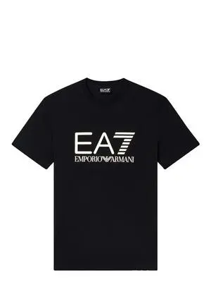 Emporio Armani Core Identity Cotton-jersey T-shirt - Black
