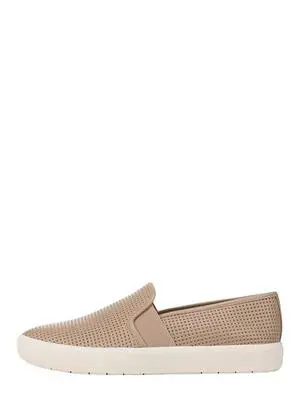 Vince Blair Perforated Leather Sneaker - Natural
