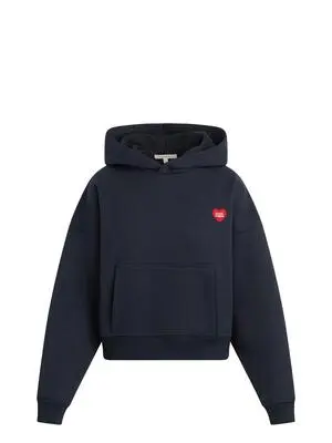 FAVORITE DAUGHTER Heart Logo Hoodie - Navy