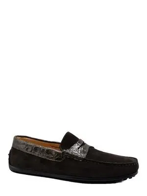 ZELLI ITALIA Monza Driving Loafer - Nicotine