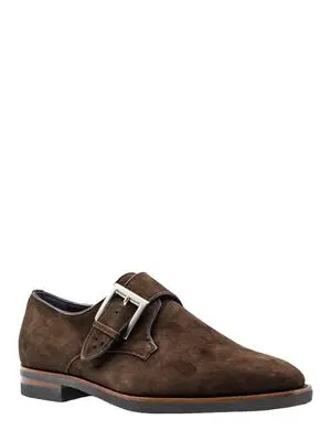ZELLI ITALIA Hebilla Monk Strap Shoe - Dark Brown