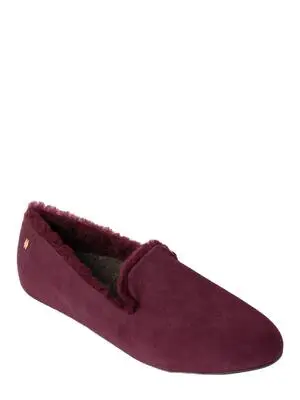 MAVE & CHEZ Audrey Classic Loafer - Bordeaux Suede
