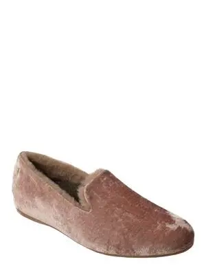 MAVE & CHEZ Audrey Classic Loafer - Champagne Velvet