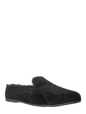 MAVE & CHEZ The Maya Backless Mule Black - Suede