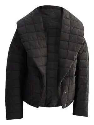LAMARQUE Quilted Padded Coat With Shawl Collar - Black