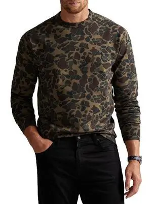 Polo Ralph Lauren Big & Tall Camo Double-knit Sweatshirt - Outdoorsman Camo