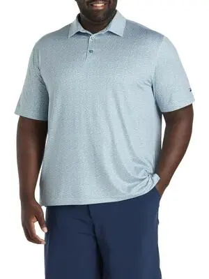 REEBOK Big & Tall Connect The Dot Performance Polo Shirt - Retro Teal
