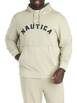 NAUTICA Big & Tall Terry Pullover Hoodie - Antiquity Tan