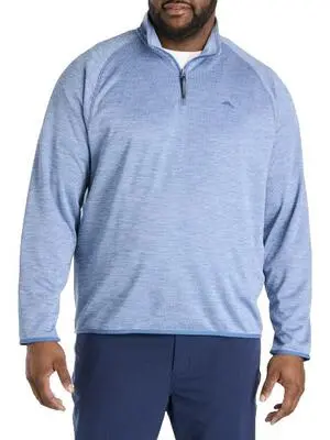 Tommy Bahama Big & Tall Palm Pro 1/4-zip Pullover - Oslo