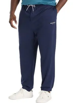 NAUTICA Big & Tall Fleece Joggers - Navy Seas