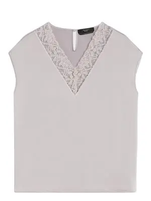 Max Mara Satin Top - Nudo