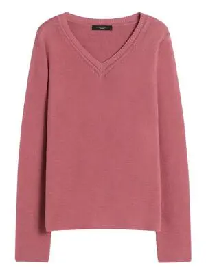 Max Mara Cotton Link-stitched Sweater - Antique Rose