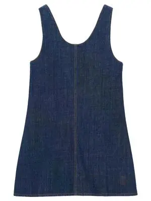 Ami Denim Mini Dress - Blue