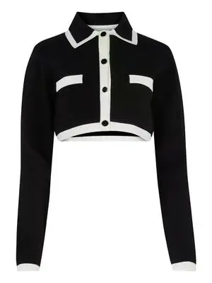 Nina Ricci Button-pocket Knit Cardigan - Black