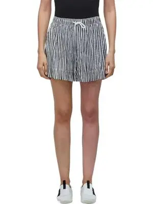 OSKLEN Striped Drawstring Shorts - Blue