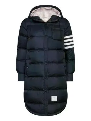 Thom Browne Lightweight 4-bar Parka - Blue