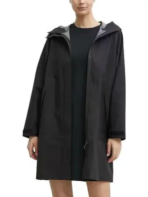 PEAK PERFORMANCE Long-sleeve Hooded Coat - Black